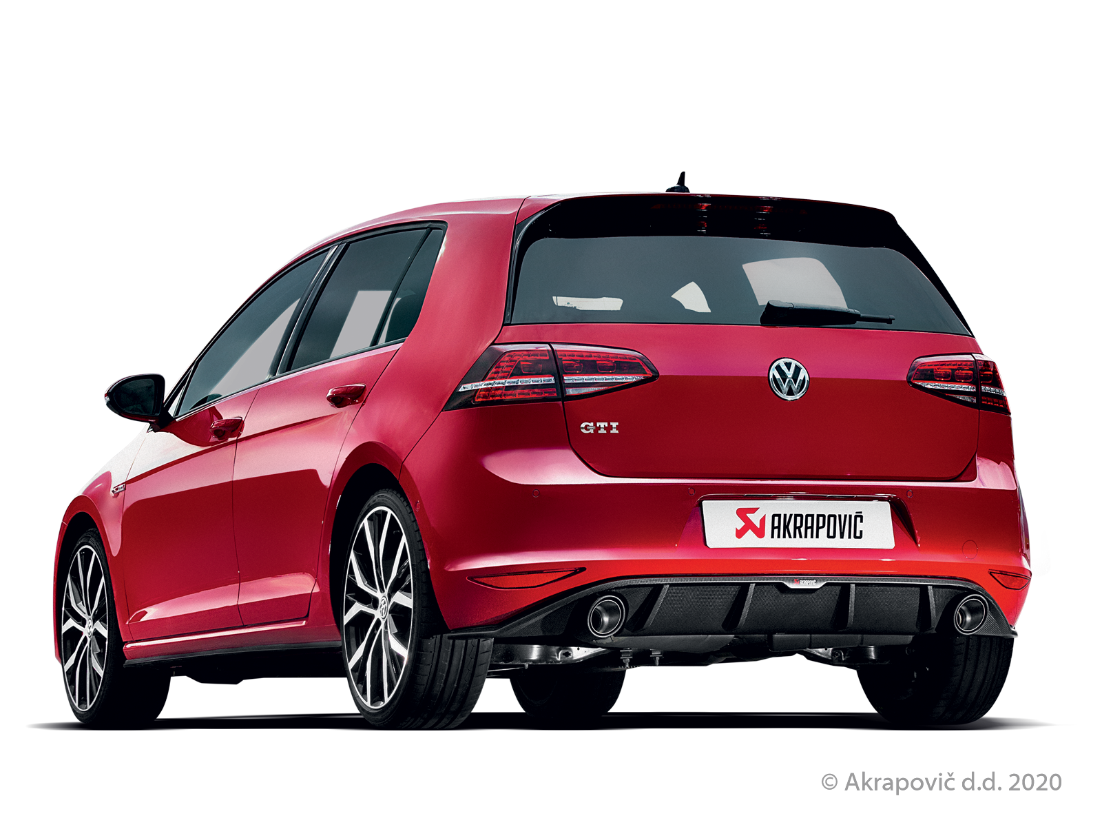 Výfuk Slip-On Race Line (titan) pro Volkswagen Golf (VII) GTI | RSM ...